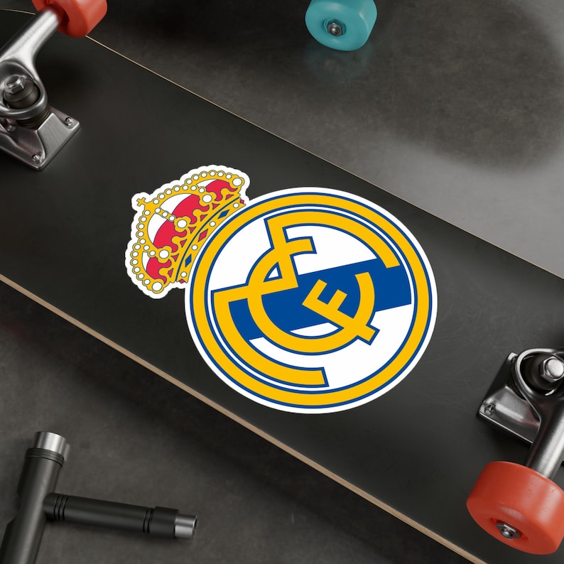 Real Madrid Original Logo Decal Cut to Shape in Vinyl Real Madrid ...