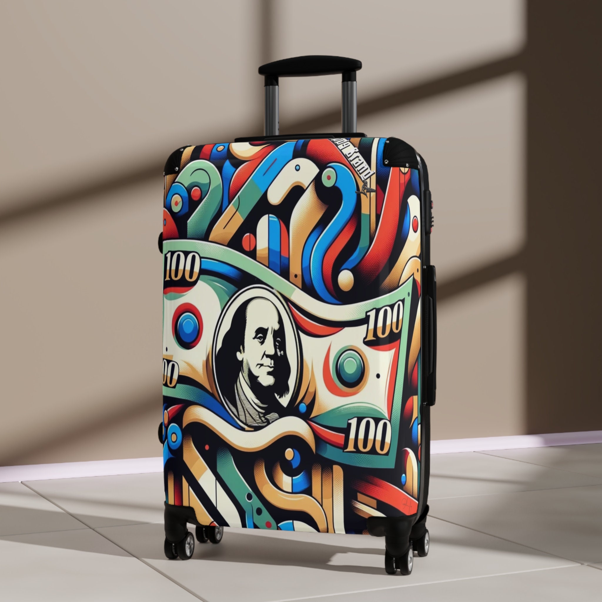 Suitcase USA 100 Dollar Bills. One Hundred Dollar Bills Carry-on - Etsy