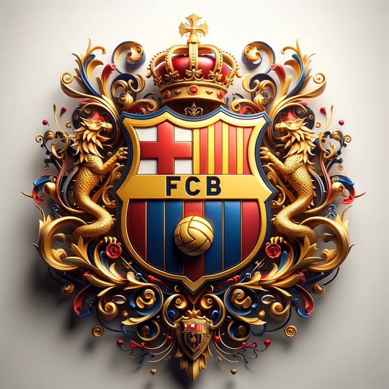 Barcelona FC Soccer Club PNG and JPG. (bonus Inside Gift) - Etsy