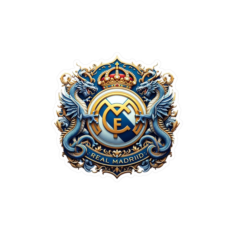Real Madrid Cut Vinyl Decals Sticker - Etsy