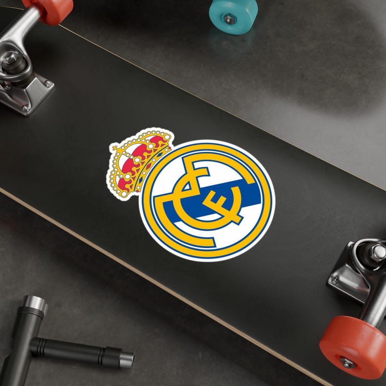 Real Madrid Original Logo Decal Cut to Shape in Vinyl Real Madrid ...