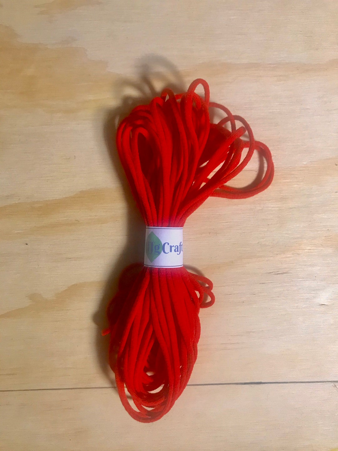 Red Round Elastic Cord for Face Masks | Crafts | Beading | Bracelet ...