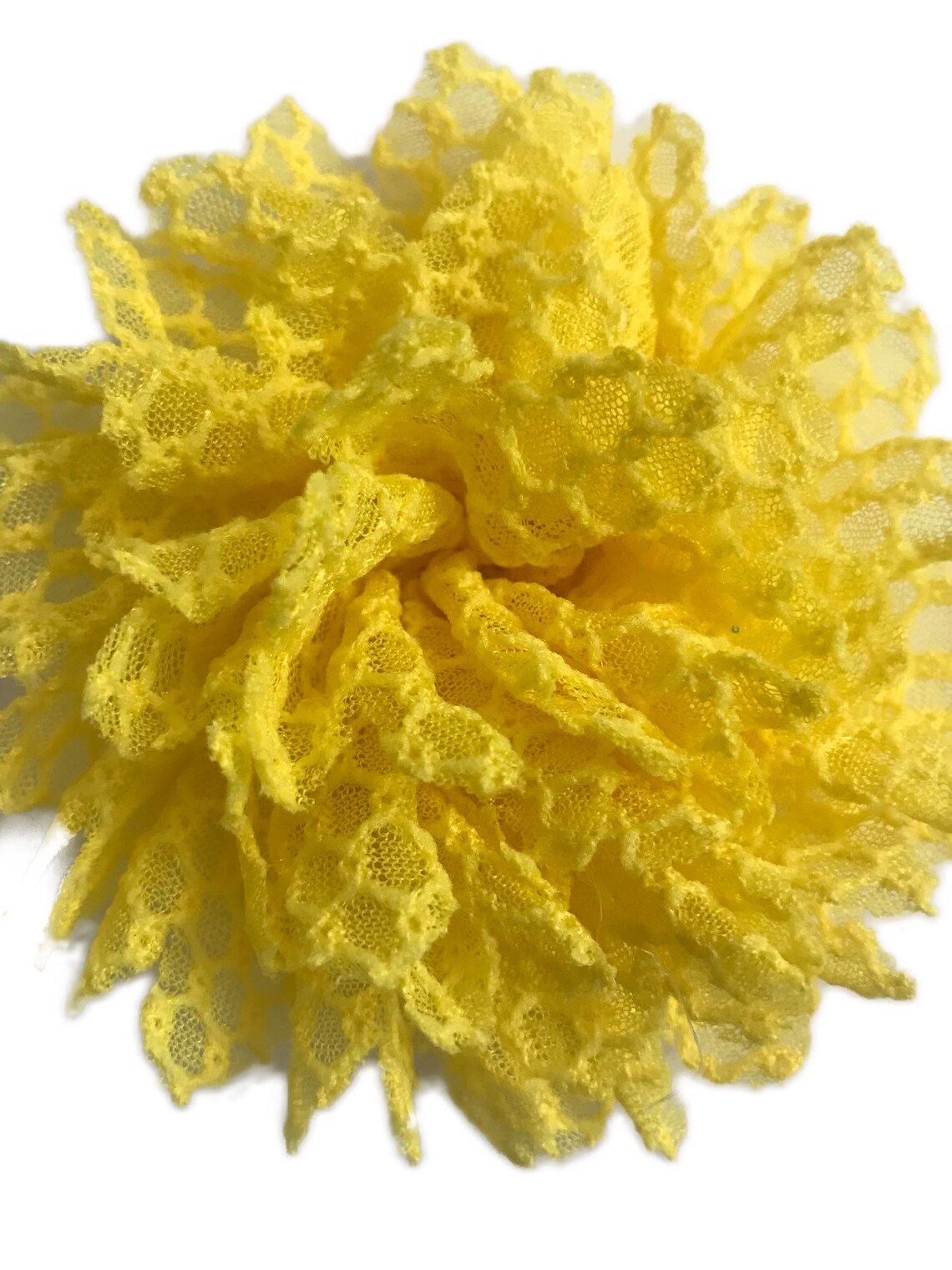 4” Lace Chiffon Flower| Fabric Flower Heads| Chic Flower| DIY Baby ...