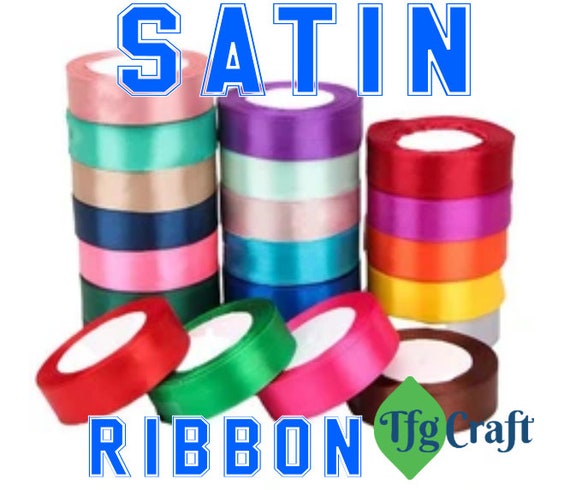 Satin Ribbon 100 Yard per Roll Double Face Ribbon 1.5 | Etsy
