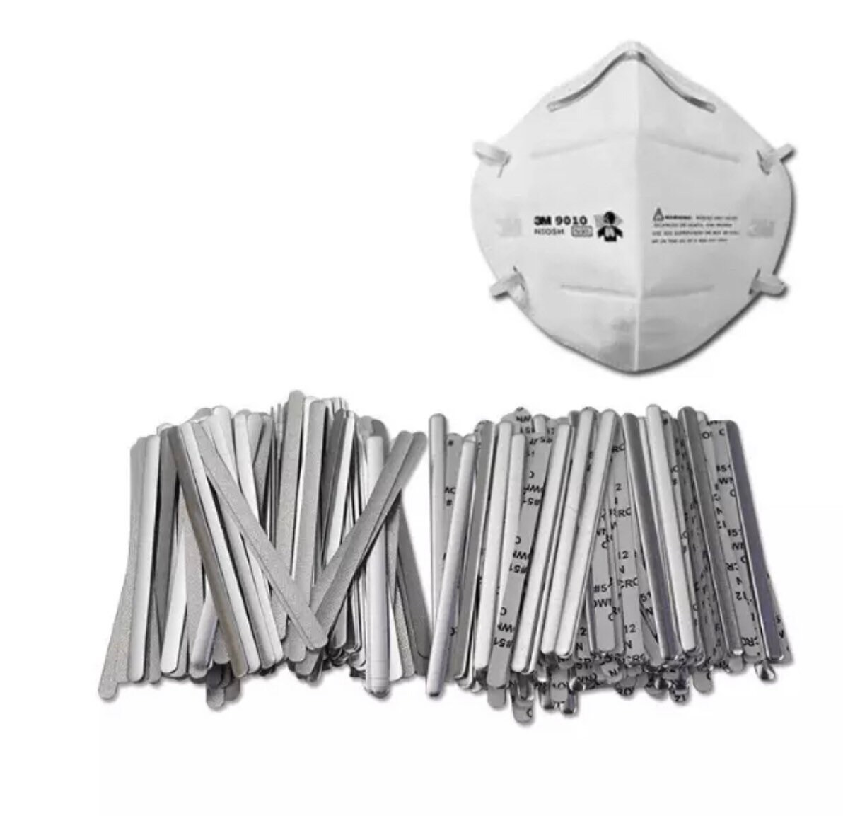 Nose Wire | Metal Nose Bridge Wire With Glue for Face Mask | 3M ...