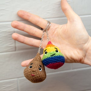 Mr.pooper Crochet Pattern 4in1 - Keychain, Pride, Unicorn - Etsy