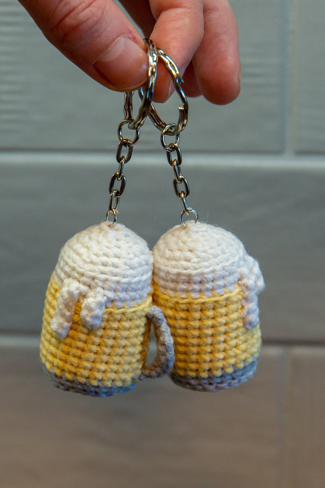 Beer Mug Key Chain Crochet Pattern - Etsy