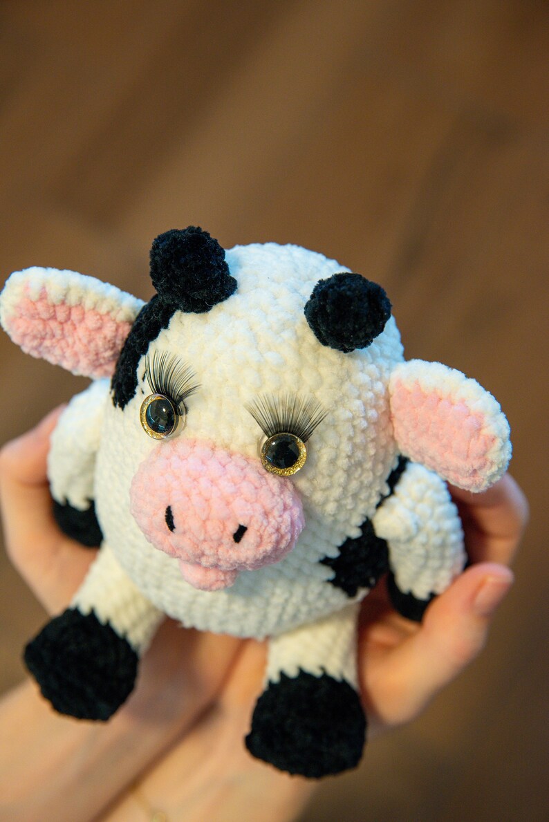 Amigurumi Cute Plush Cow Crochet Pattern - Etsy
