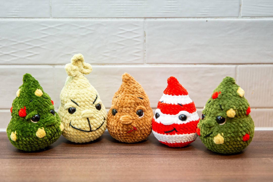 Mr.pooper Crochet Pattern: Christmas Edition 4in1 - Etsy
