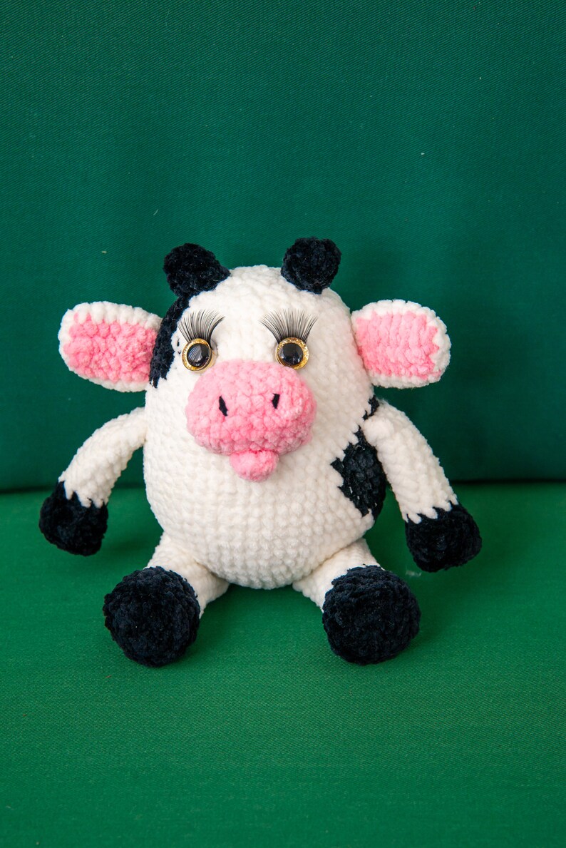 Amigurumi Cute Plush Cow Crochet Pattern - Etsy