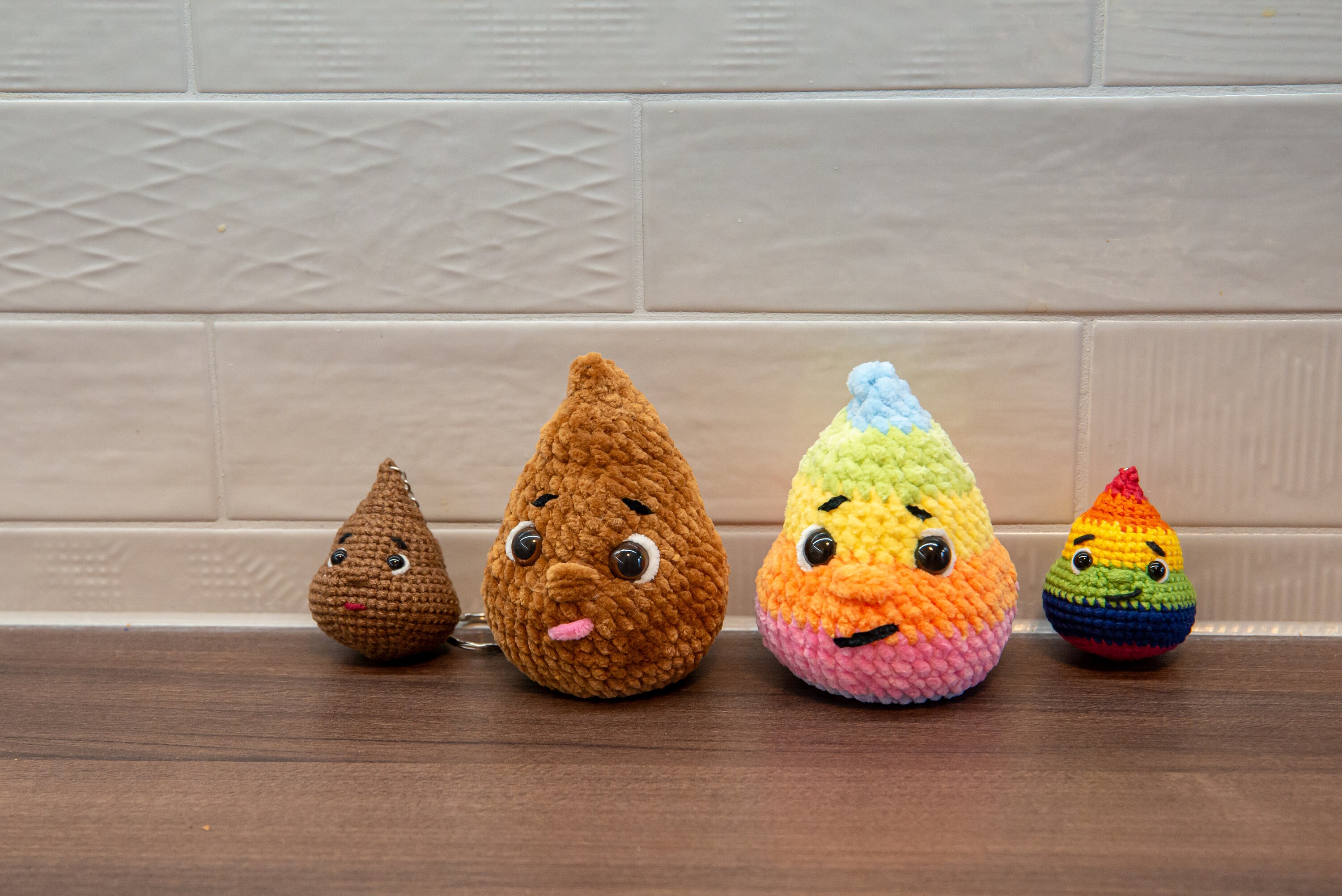 Mr.pooper Crochet Pattern 4in1 - Keychain, Pride, Unicorn - Etsy