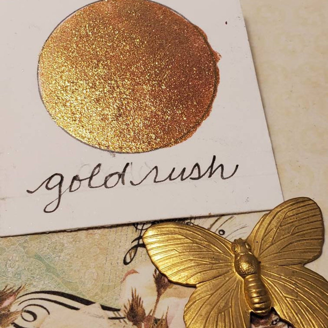 Gold Rush, Metallic, Shimmering, Handmade Watercolor Paint for Painting ...