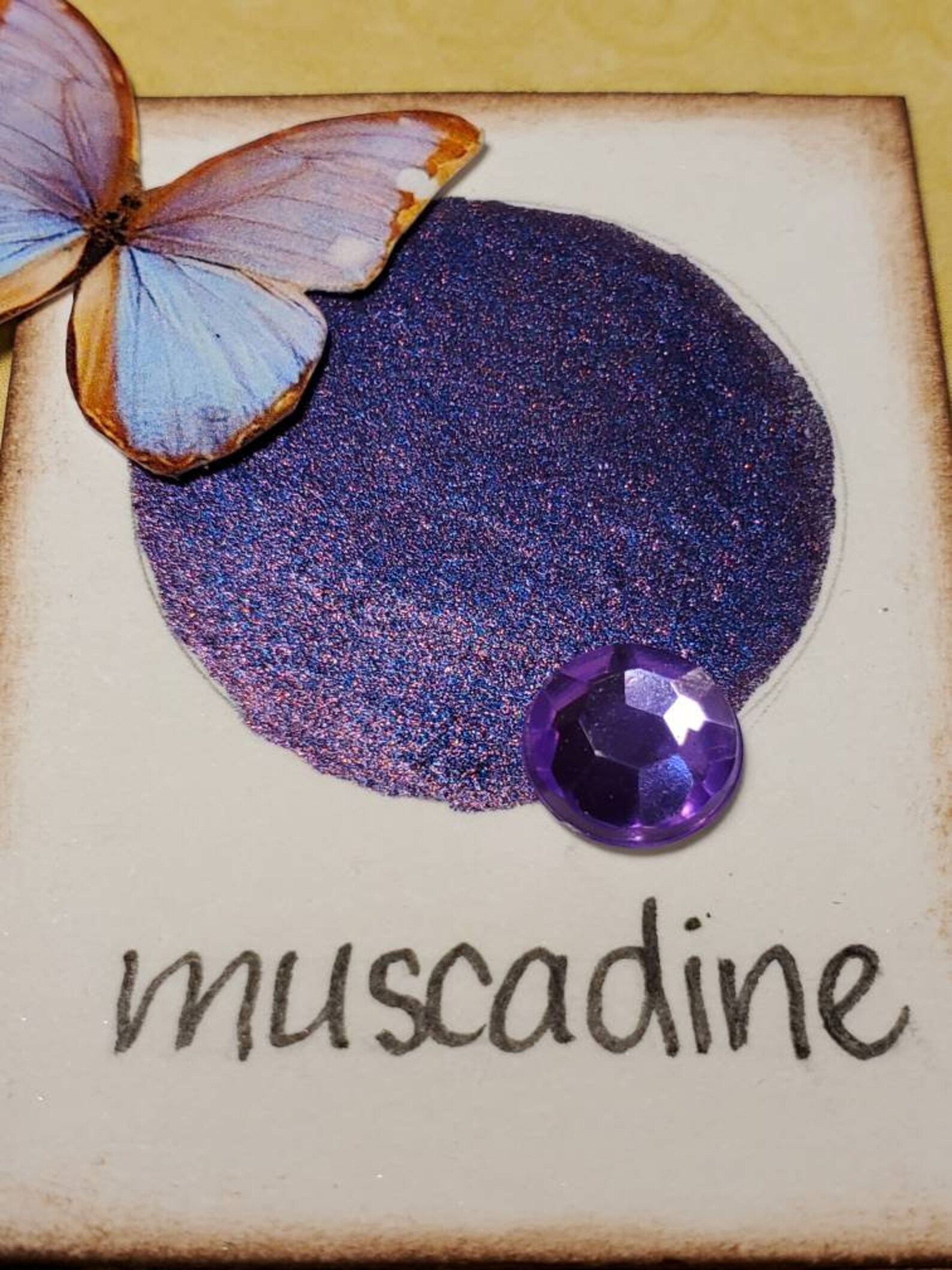 Muscadine Metallic Shimmering Handmade Watercolor Paint for | Etsy