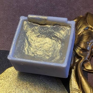 Ghost Gold Pearl, Metallic, Shimmering, Handmade Watercolor Paint for ...