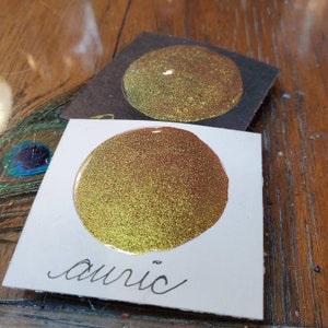 Auric, Metallic, Shimmering, Handmade Watercolor Paint for Painting ...