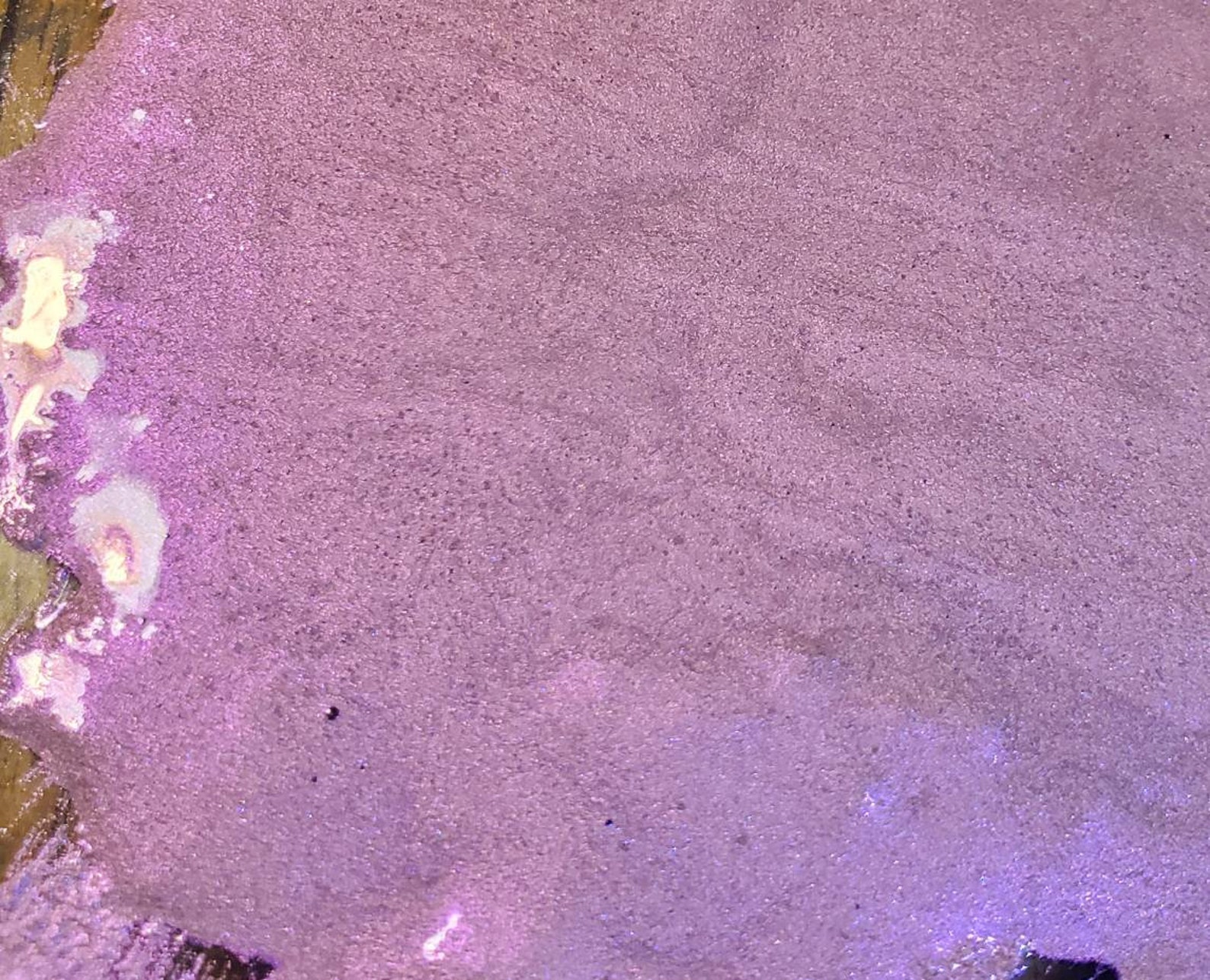 English Lavender Metallic Shimmering Handmade Watercolor | Etsy