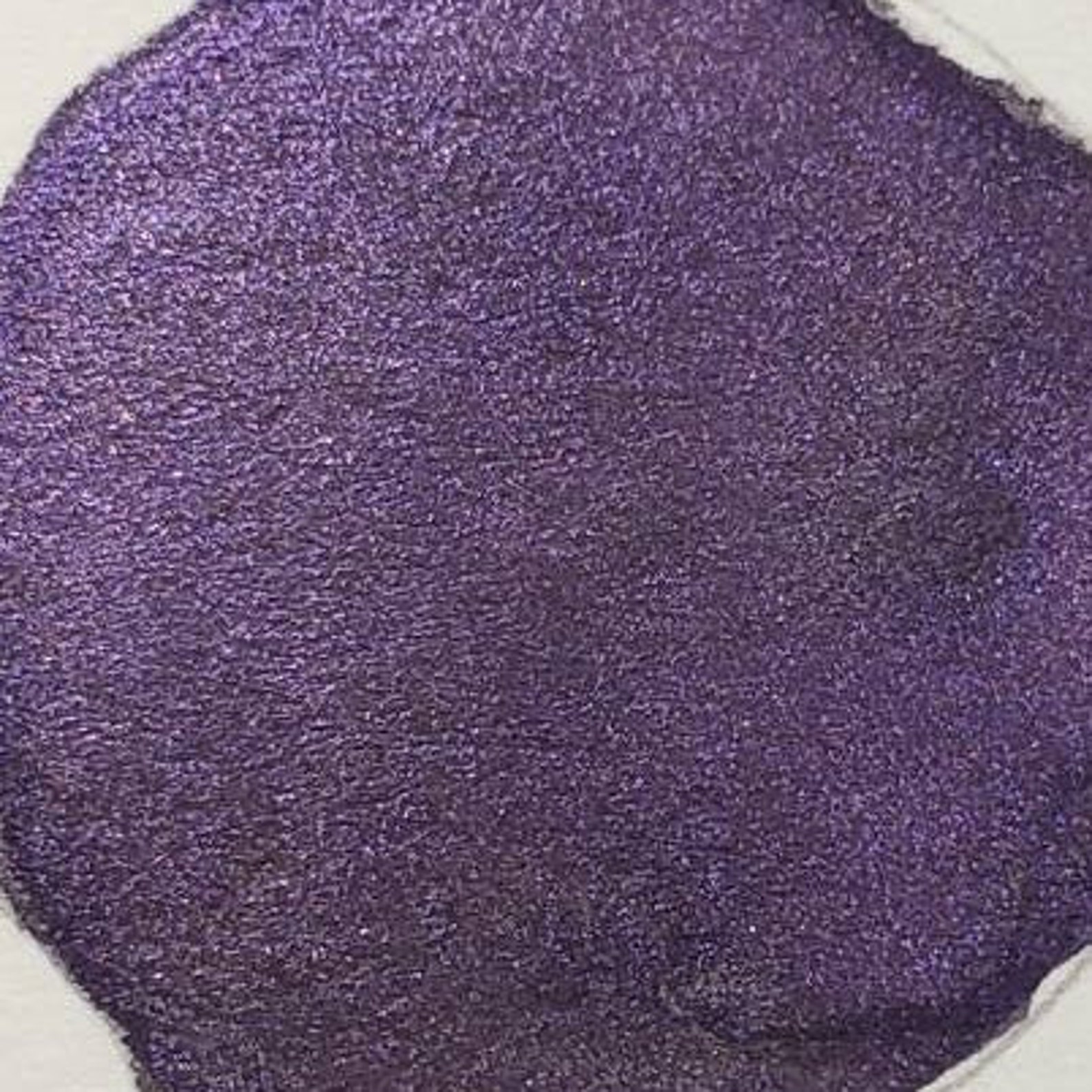 Deep Plum Metallic Shimmering Handmade Watercolor Paint for | Etsy