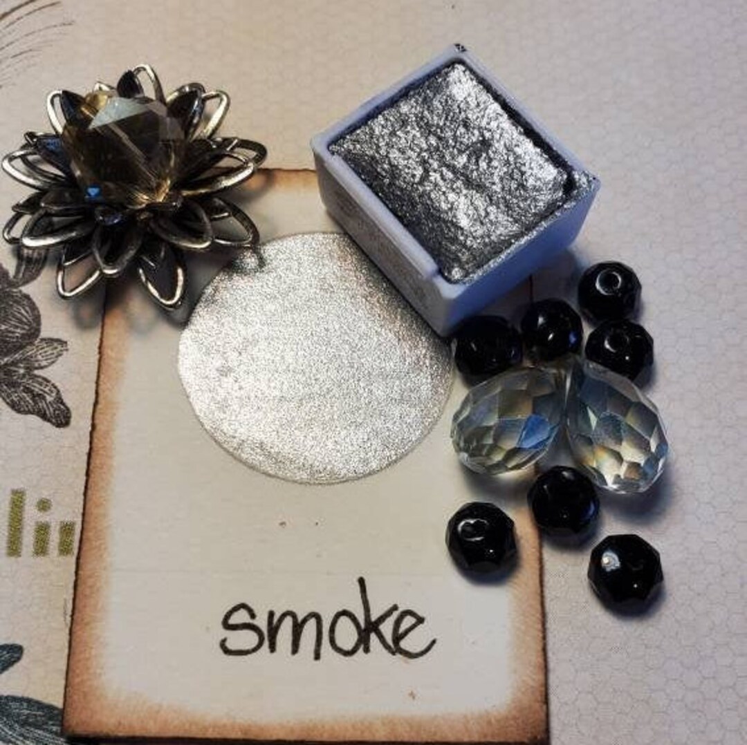 Smoke, Metallic, Shimmering, Handmade Watercolor Paint for Painting ...