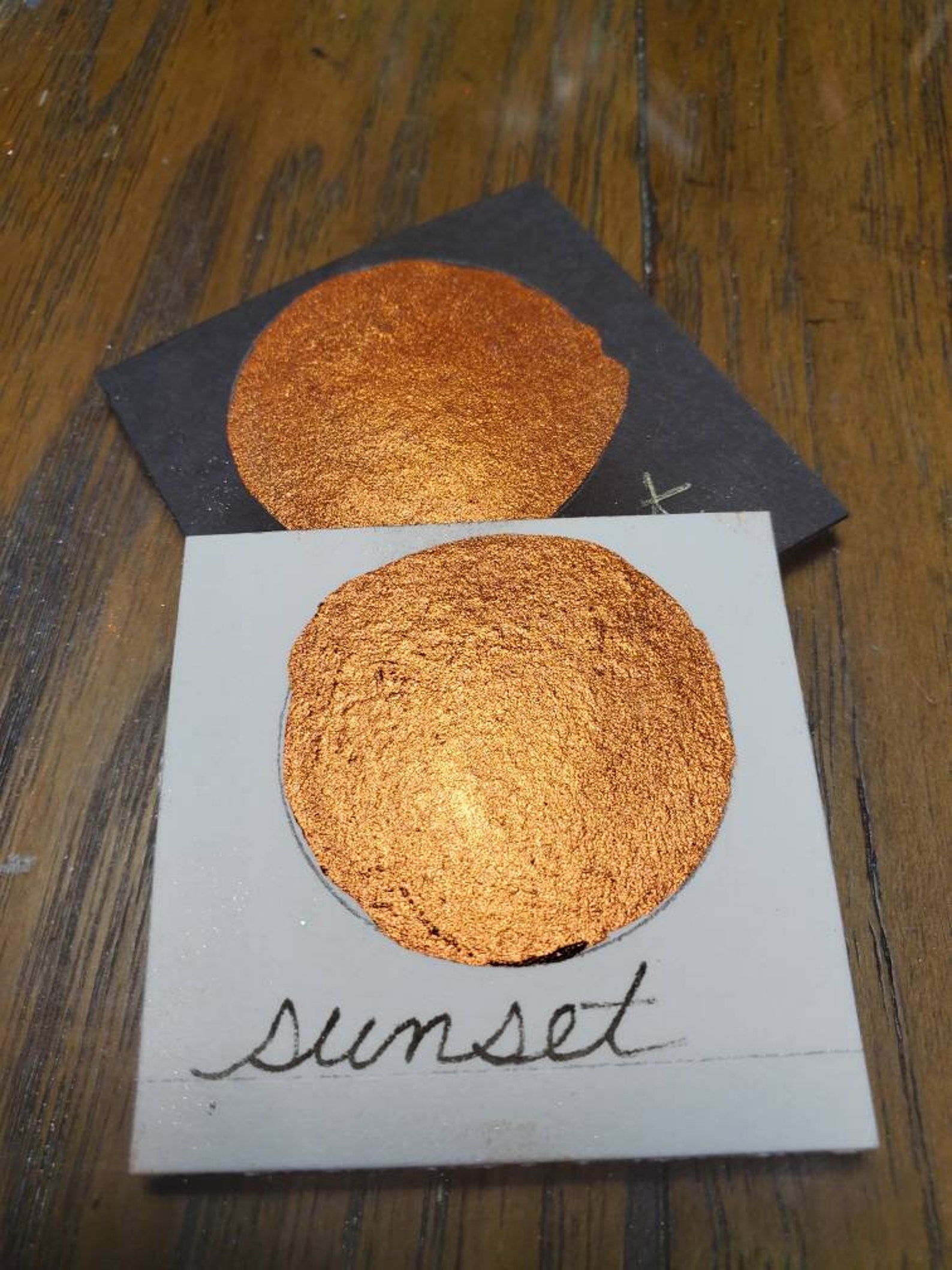 Sunset Metallic Shimmering Handmade Watercolor Paint for - Etsy