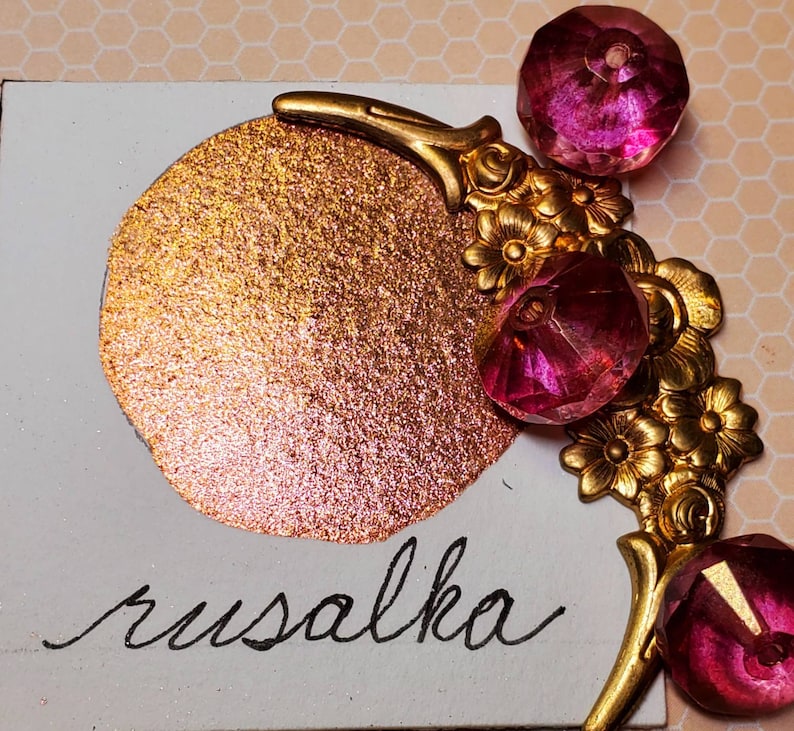 Rusalka, Metallic, Shimmering, Handmade Watercolor Paint. - Etsy