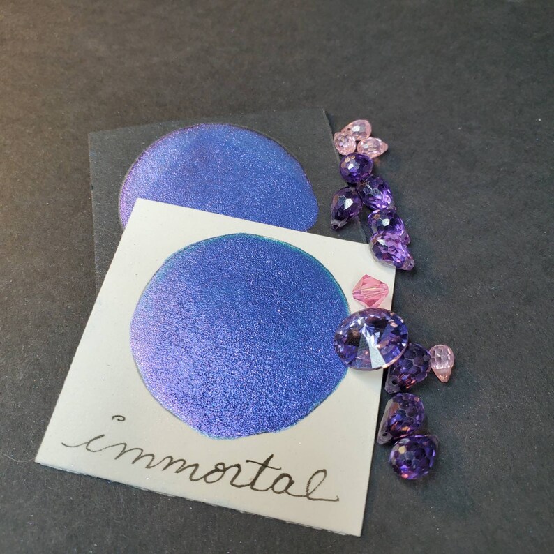 Immortal, Metallic, Shimmering, Handmade Watercolor Paint for Painting ...