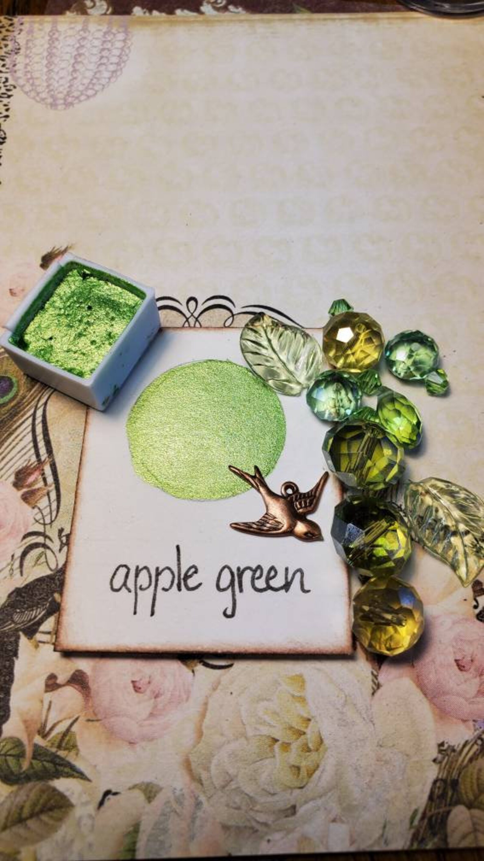 Apple Metallic, Shimmering, Handmade Watercolor Paint for Painting ...