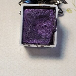 Deep Plum, Metallic, Shimmering, Handmade Watercolor Paint for Painting ...