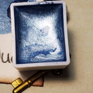 Indigo, Metallic, Shimmering, Handmade Watercolor Paint for Painting ...