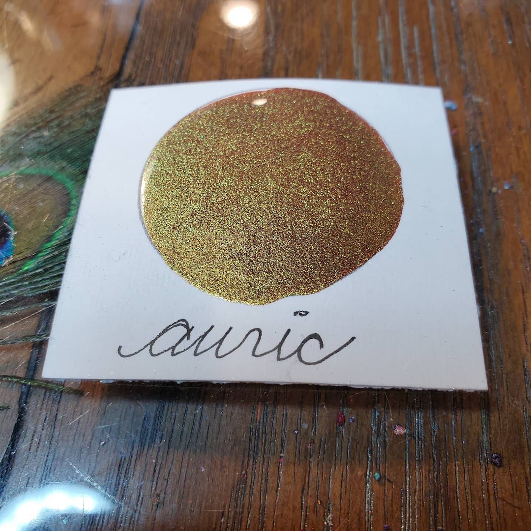 Auric, Metallic, Shimmering, Handmade Watercolor Paint for Painting ...