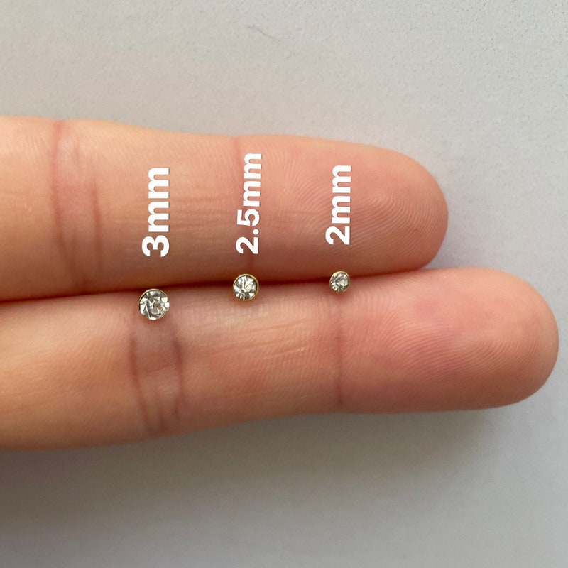 2mm Nose Stud - Etsy