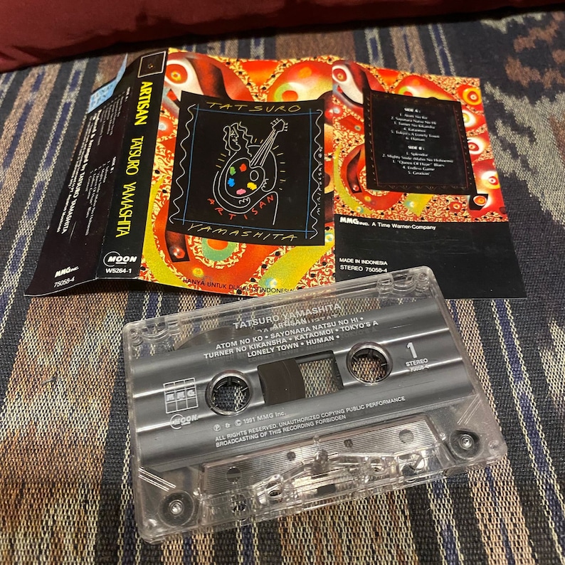 Tatsuro Yamashita / Artisan Audio Cassette Tape - Etsy