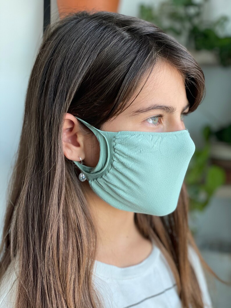 Face Mask - Nylon Spandex Mask - Washable Mask - Filter Pocket - Sport ...