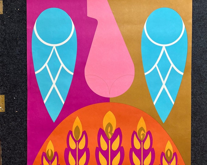 Original 1969 Horoscope Virgo Zodiac Poster Joe Simboli Vintage ...