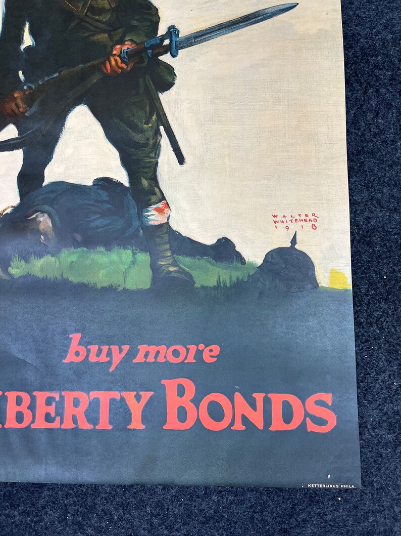 Original WW1 Propaganda Poster Come on 1917 World War 1 - Etsy