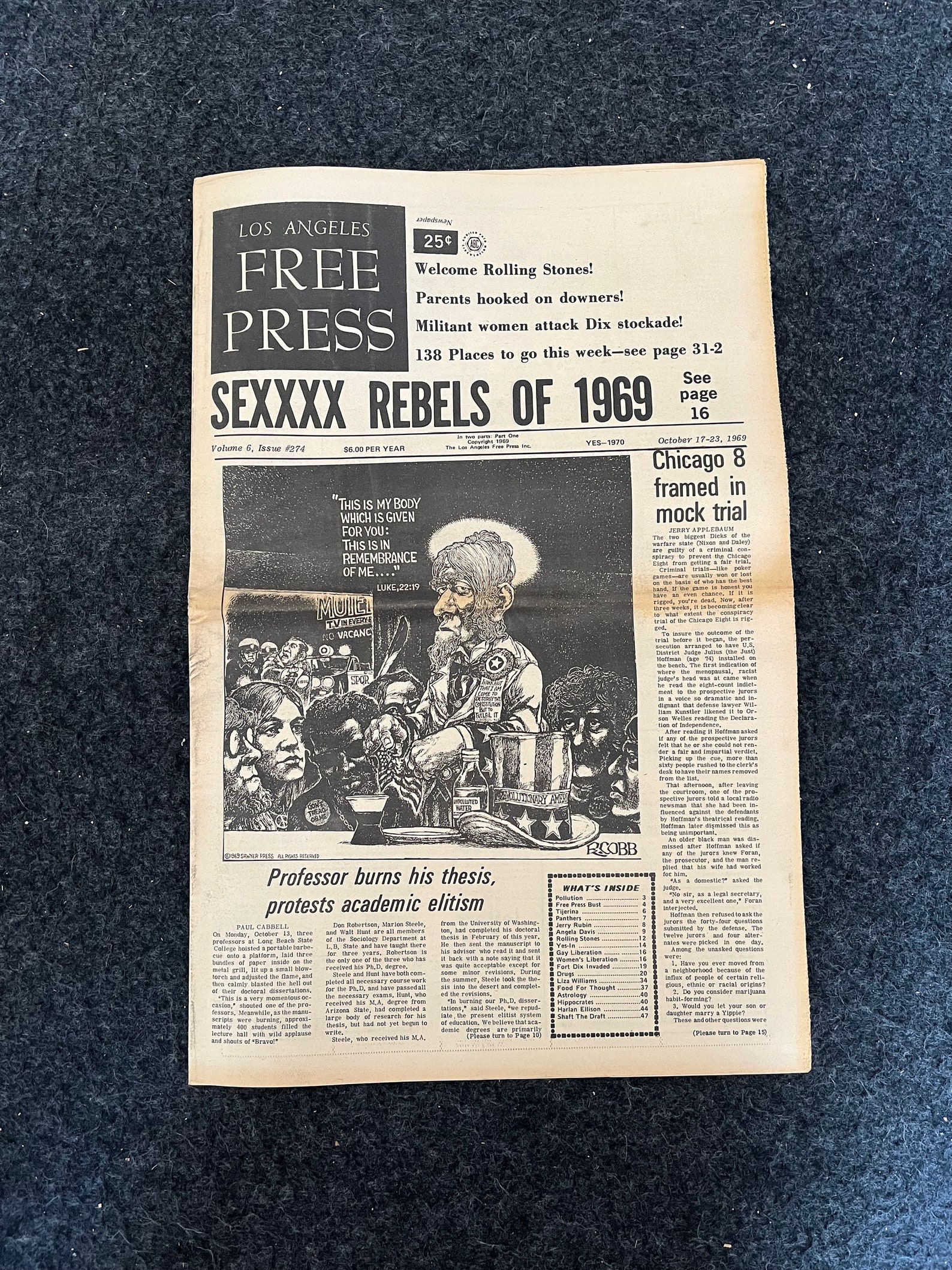 1970s Counterculture LGBT Los Angeles Free Press, Black Panther Party ...