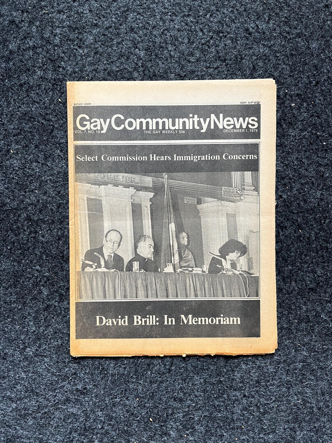 1980s LGBT Immigration Newspaper, LGBTQIA Memorabilia, Queer Gifts ...