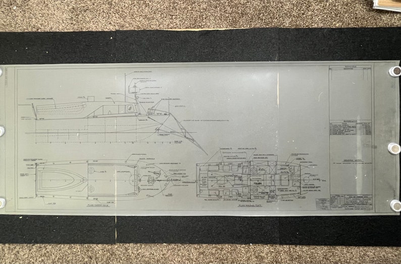Original US Navy Ship Blueprint LSCR Naval Boat Blueprints - Etsy