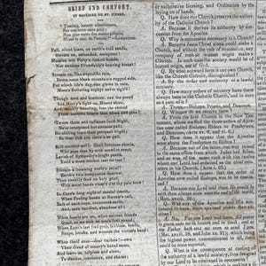 1840s Christian Religious Newspaper: Jesus Prayer, Protestant Decor - Etsy