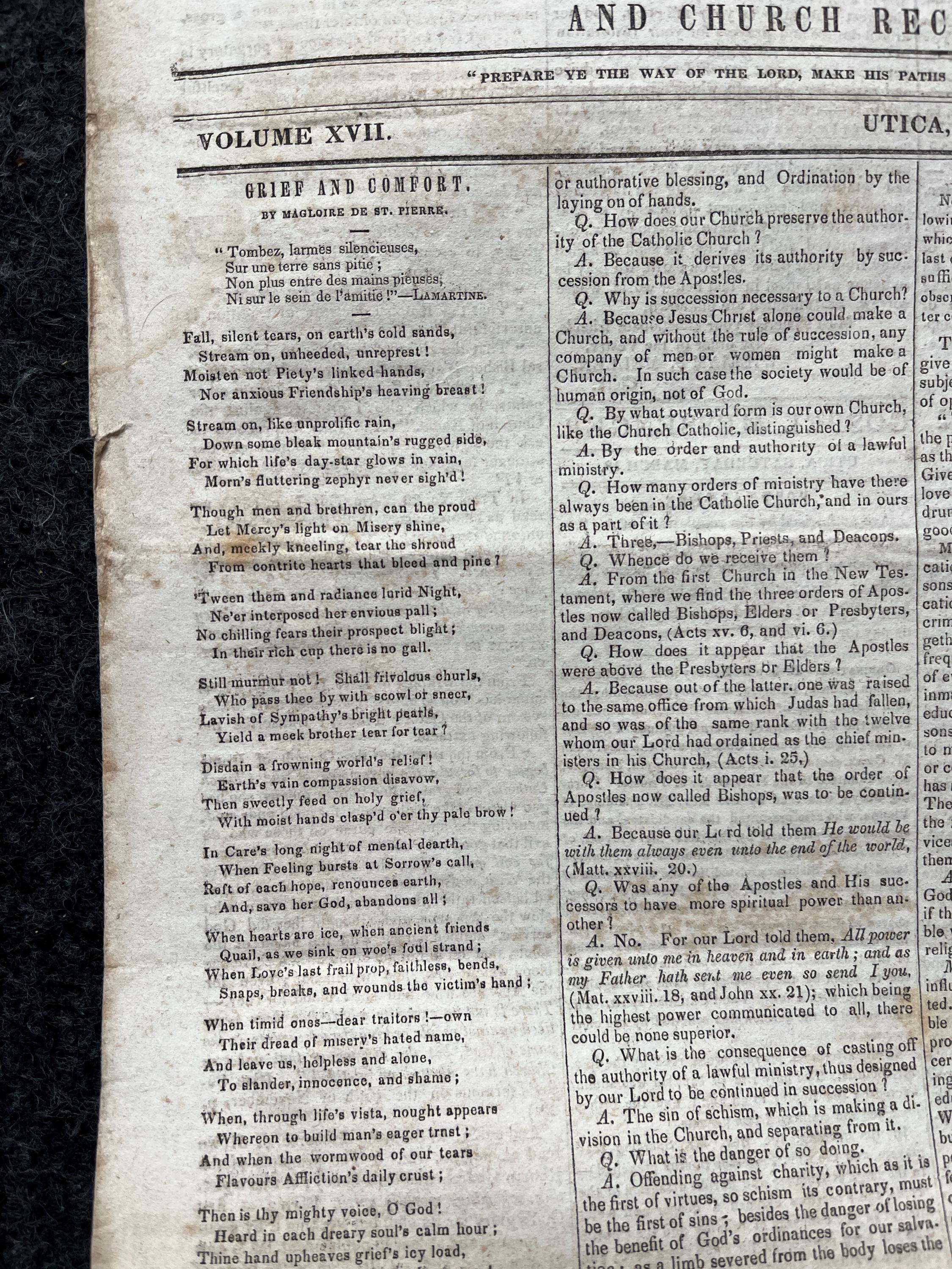 1840s Christian Religious Newspaper: Jesus Prayer, Protestant Decor - Etsy