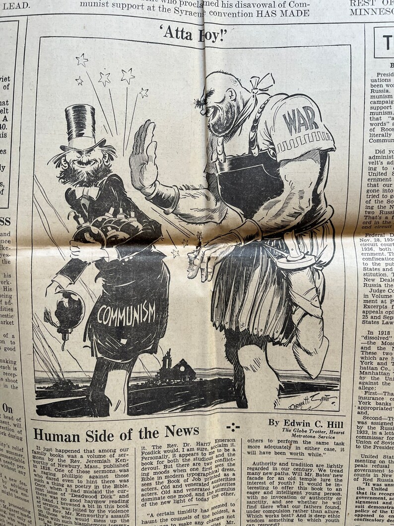 1936 Spanish Civil War Soviet Union to Aid Nationalists - Etsy