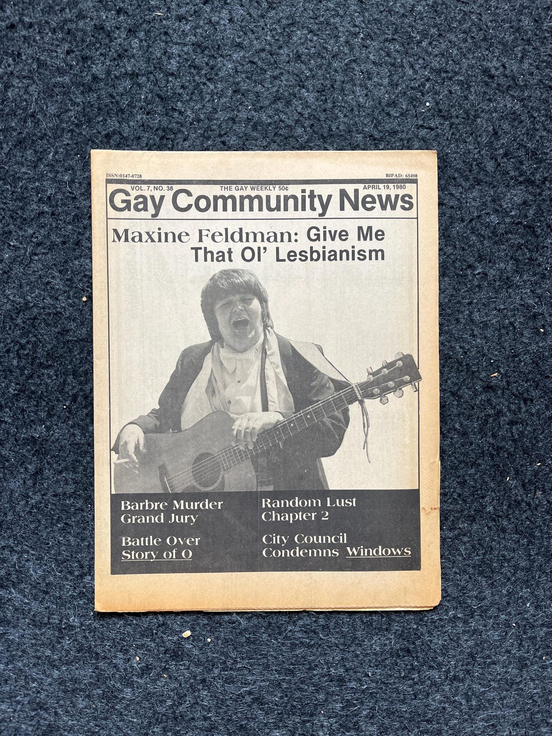 1980s LGBT Newspaper, LGBTQIA Memorabilia, Queer Gifts Artworks ...