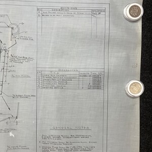Original US Navy Ship Blueprint - LSCR Naval Boat Blueprints and Graphs ...