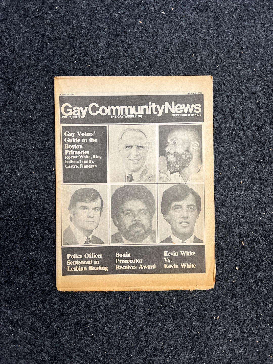 1980 Boston Mayoral Guide, Vintage Newspaper Gay Pride, LGBTQIA ...