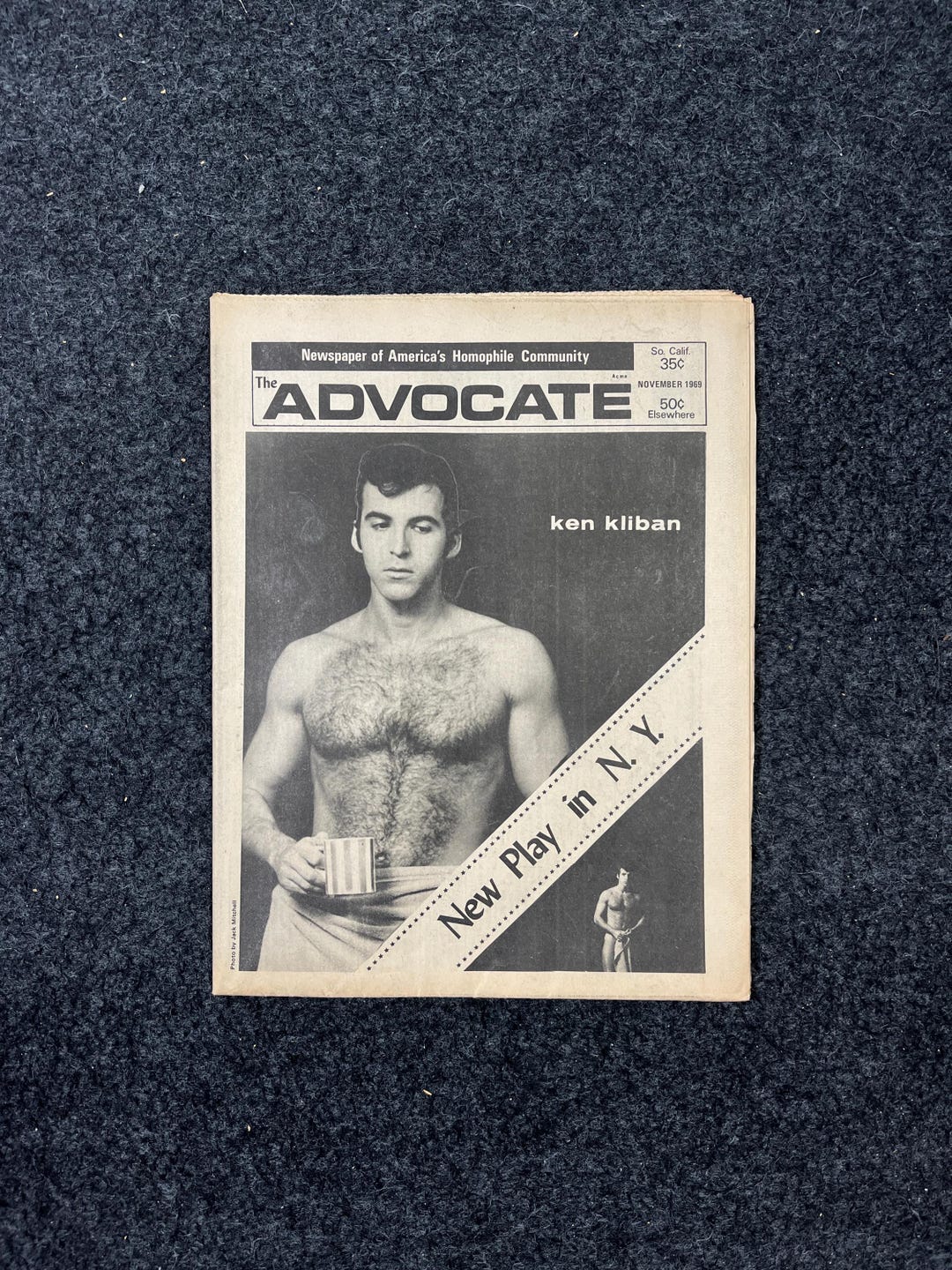 Vintage 1969 Gay Advocate LGBT Newspaper, LGBTQIA Memorabilia, Queer ...