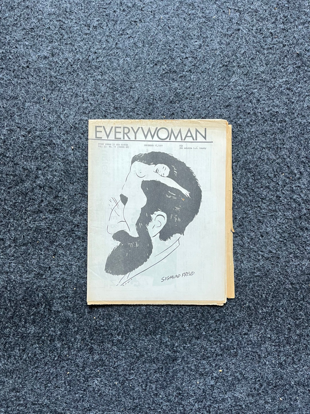 Vintage 1970s Feminist Newspaper, Everywoman 2nd Wave Feminism, LGBTP ...