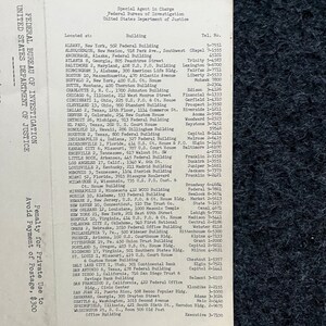 1950s FBI Wanted Poster, Vintage Serial Killer Memorabilia, Police Law ...