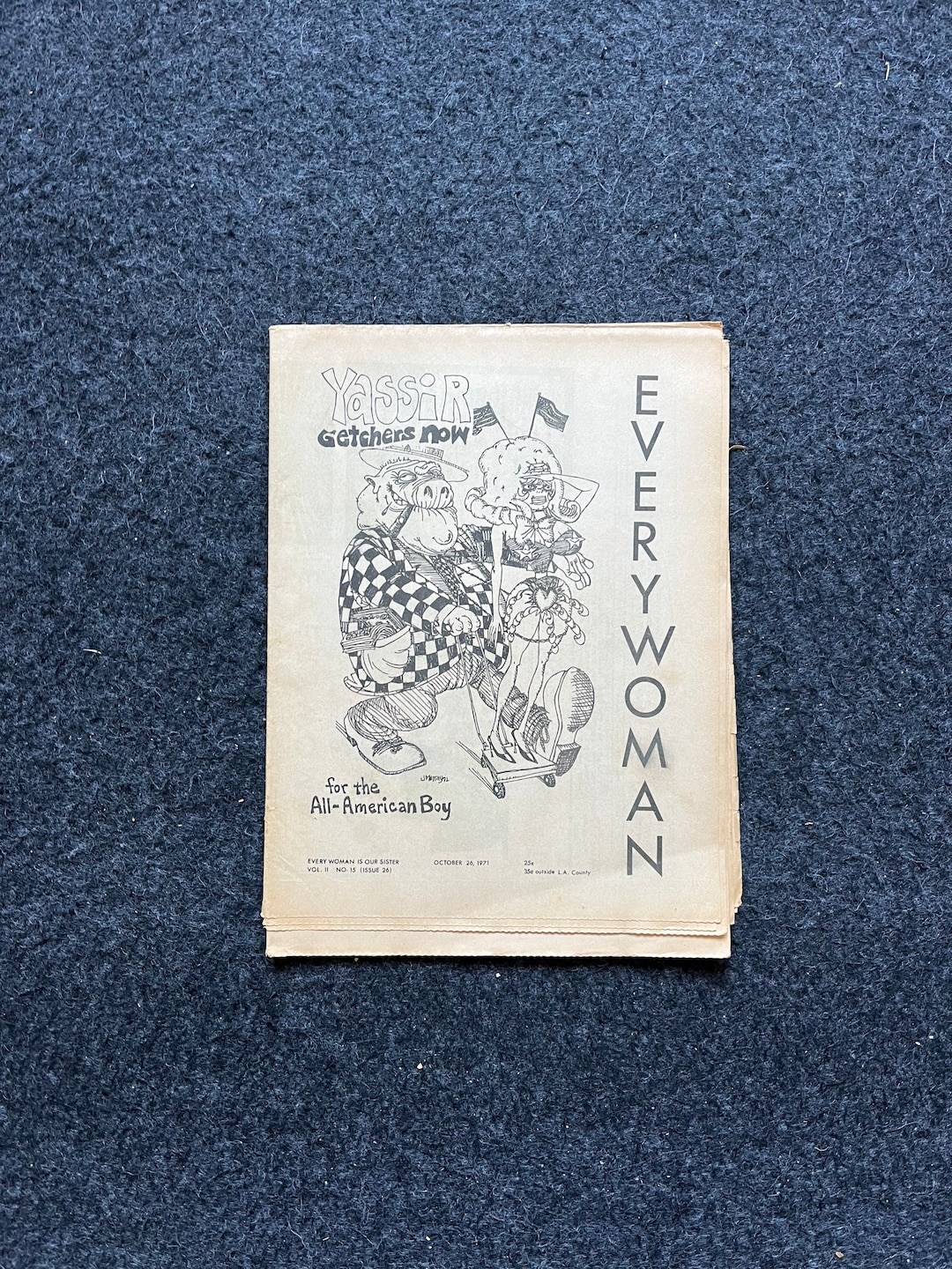 Vintage 1970s Feminist Newspaper, Everywoman 2nd Wave Feminism, LGBTO ...
