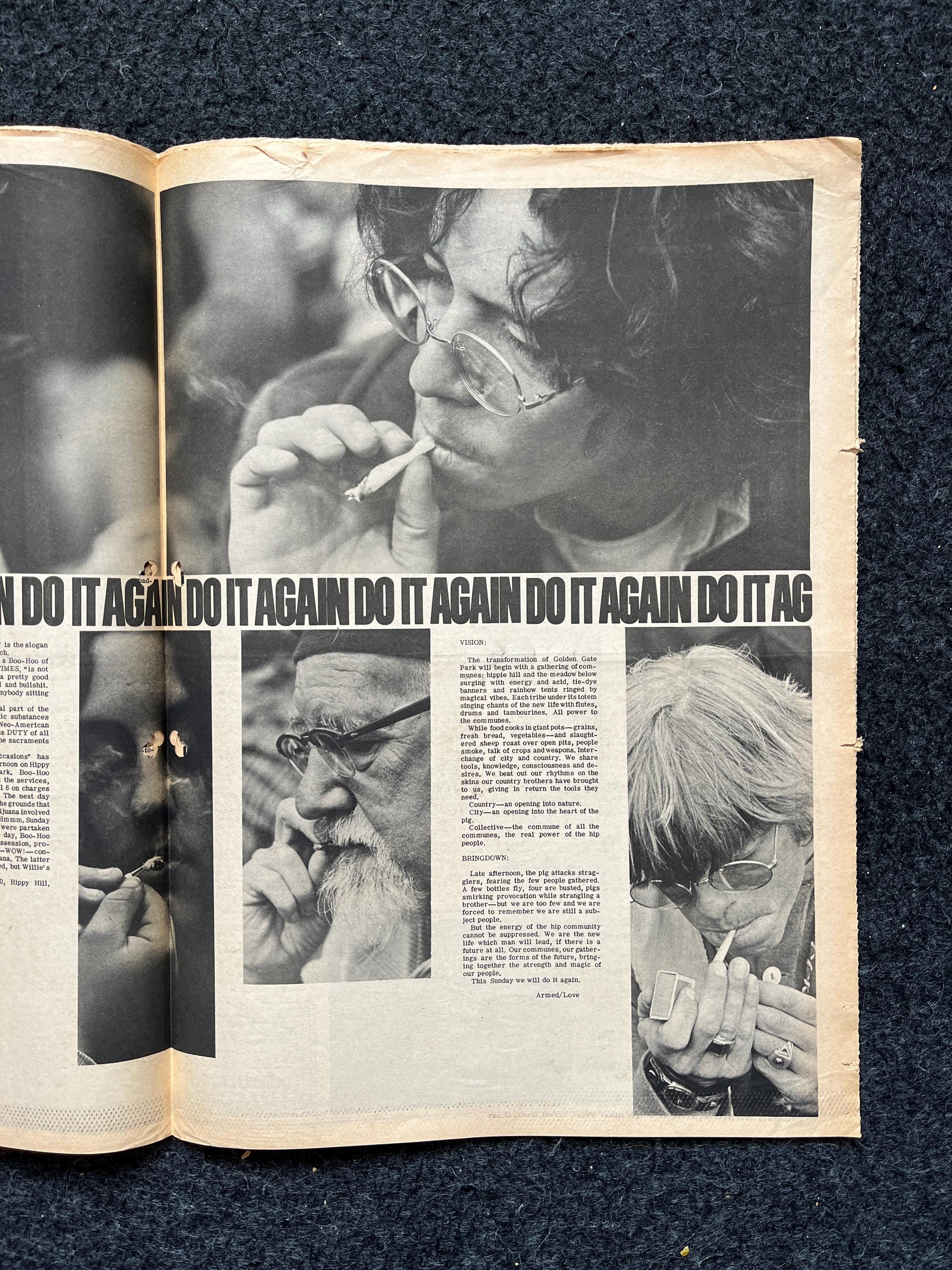 1969 San Francisco Leftist Newspaper Vintage Ephemera Gifts, Vintage ...