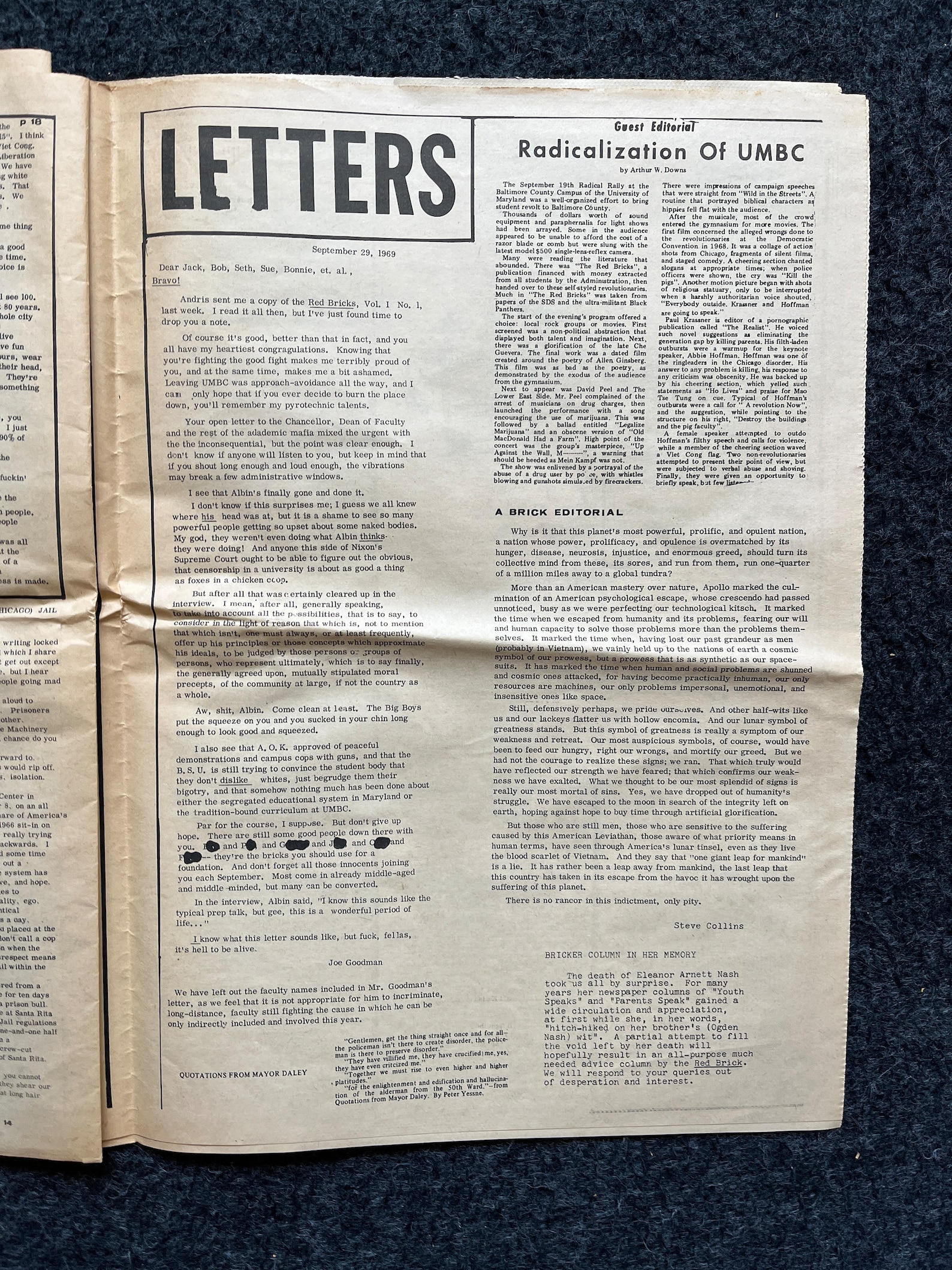1970s Far Left Underground Newspaper, Black Panther Party, Vintage ...