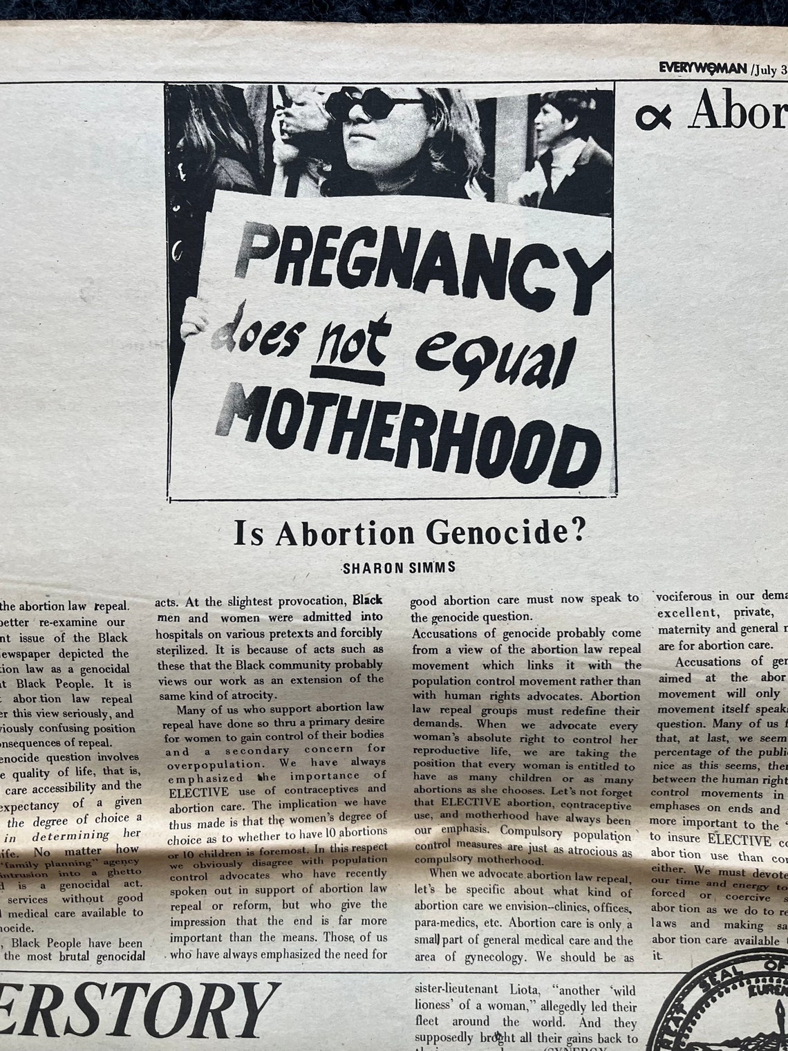Vintage 1970s Feminist Newspaper, Everywoman 2nd Wave Feminism, LGBTS ...